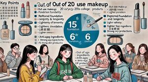 Chinese Female College Students Prefer Base Makeup